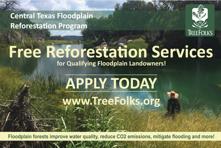 Central Texas Floodplain Reforestation Program - The Watershed Association